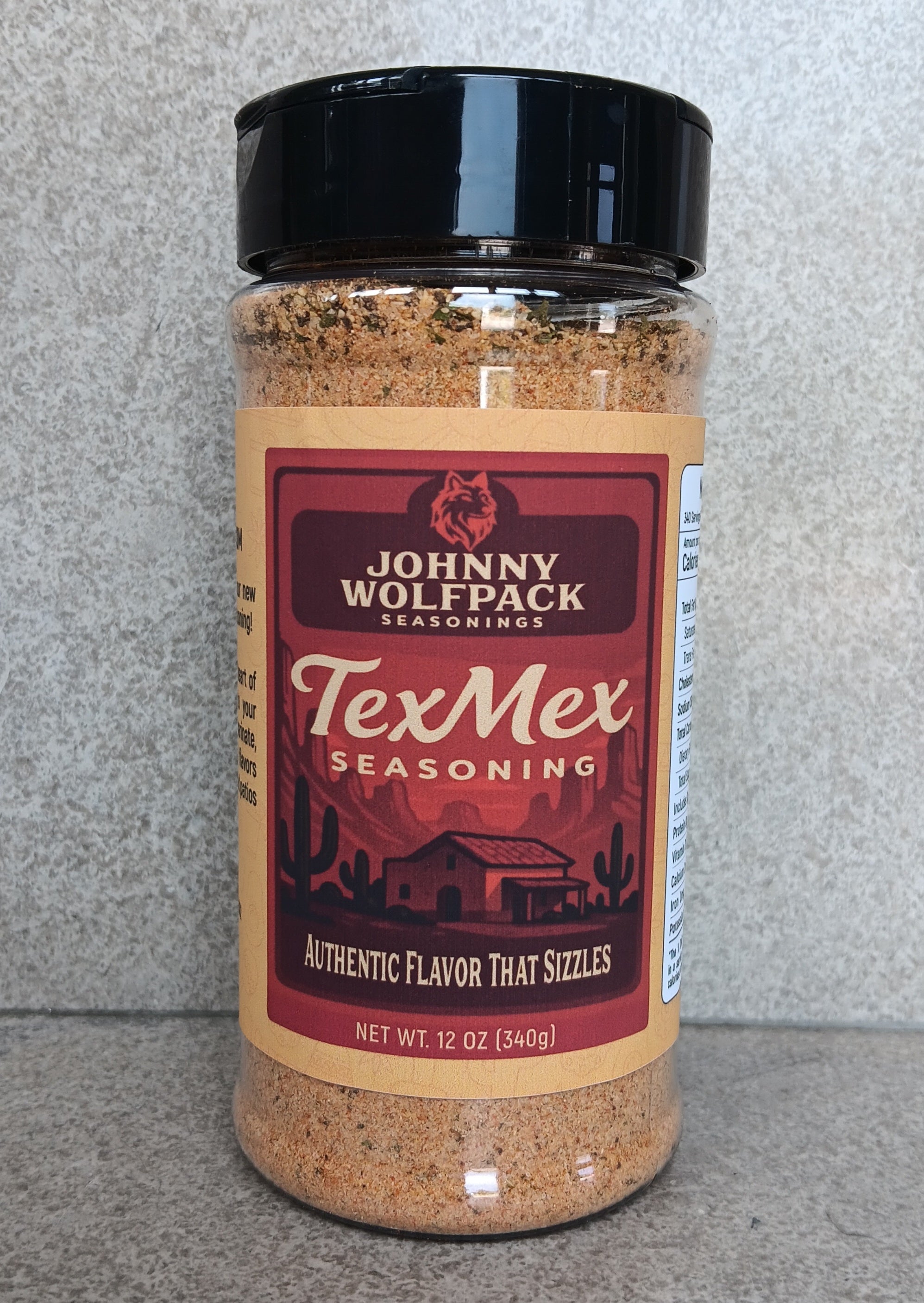 Johnny Wolfpack Tex-Mex Seasoning 12 oz. – STEAK TANK